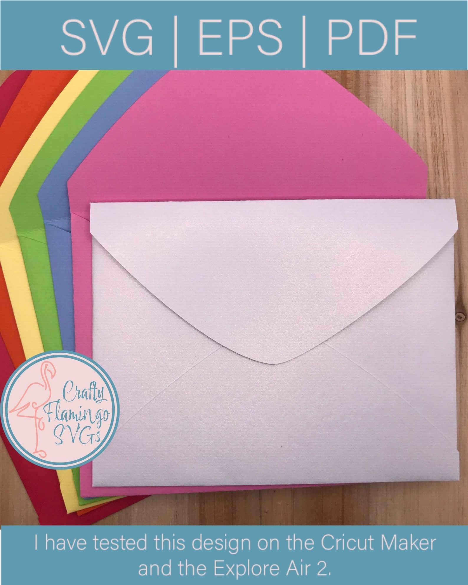 A2 Envelope SVG, Envelope SVG for Cricut, Envelope Template SVG, R20 ...