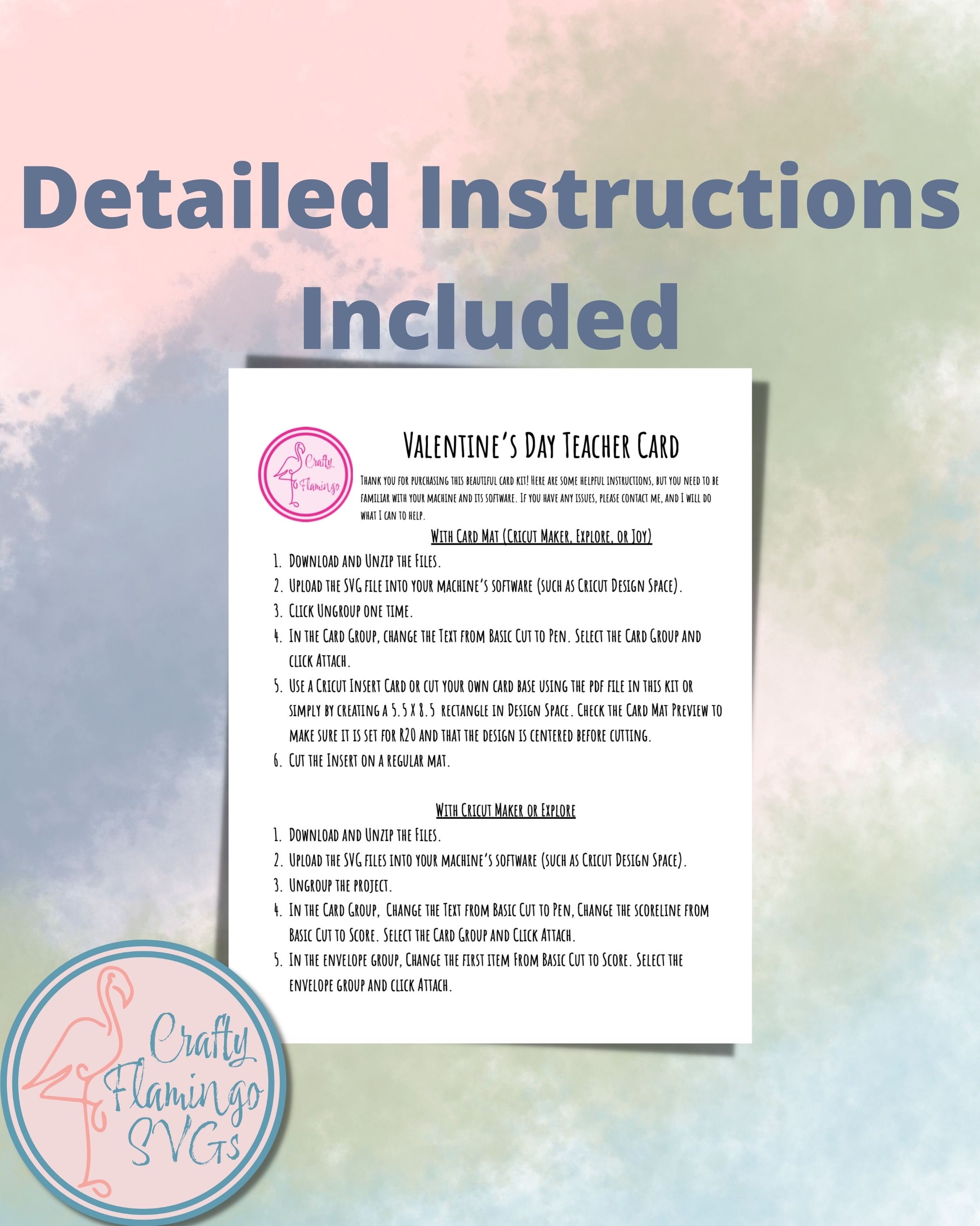 Teacher Valentine's Day Card SVG, Happy Valentine's Day Teacher Card ...