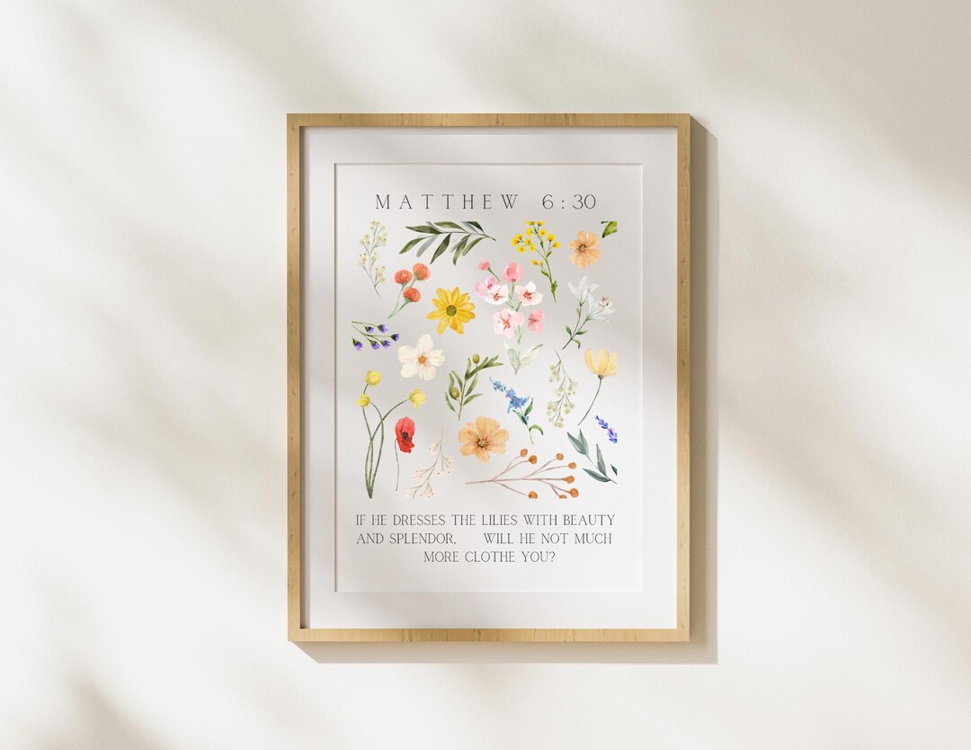 Customizable Digital Print Aesthetic Bible Verses - Printable Wall Art ...