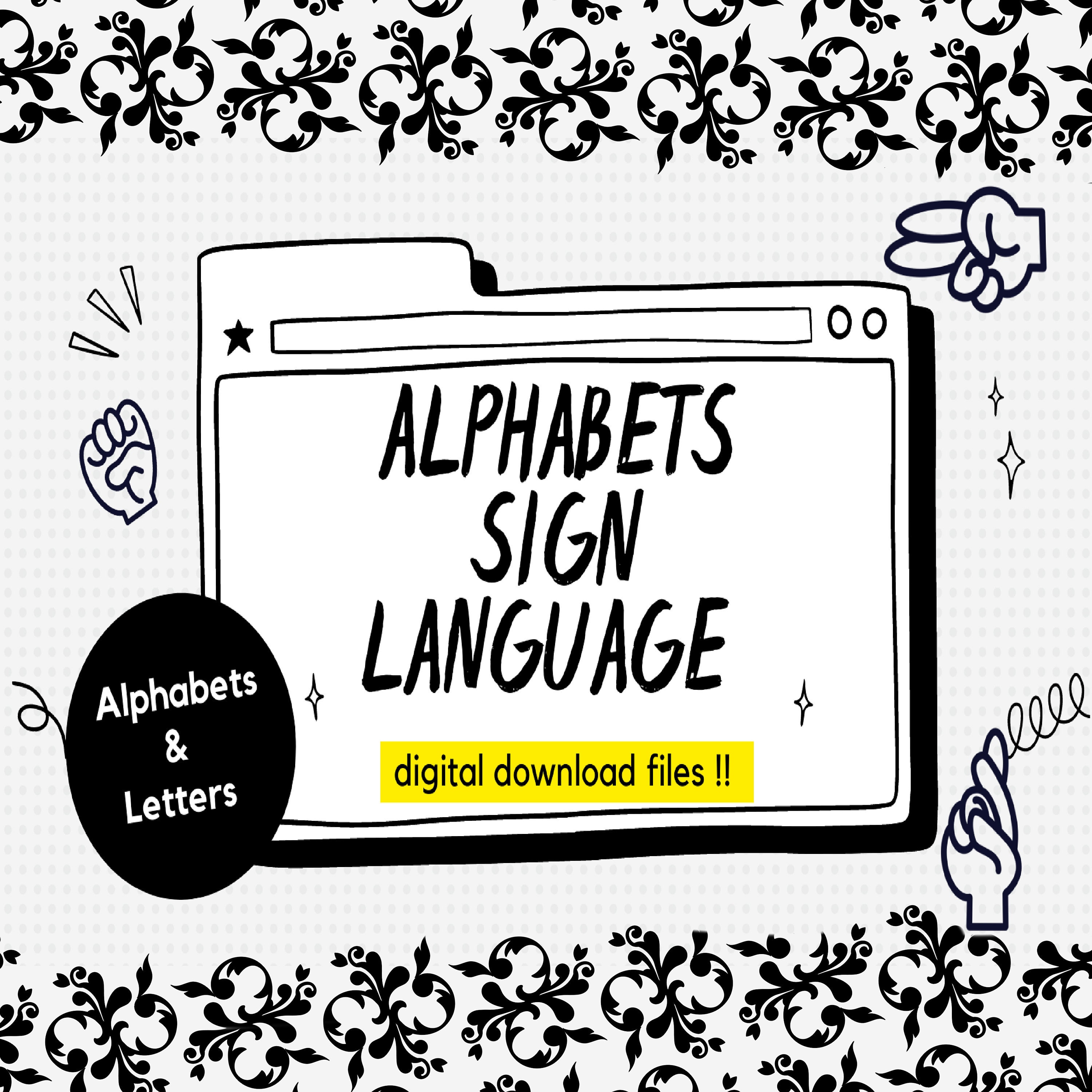 Radical Wreath Sign Language Svg Png Instant Download Digital Files ...