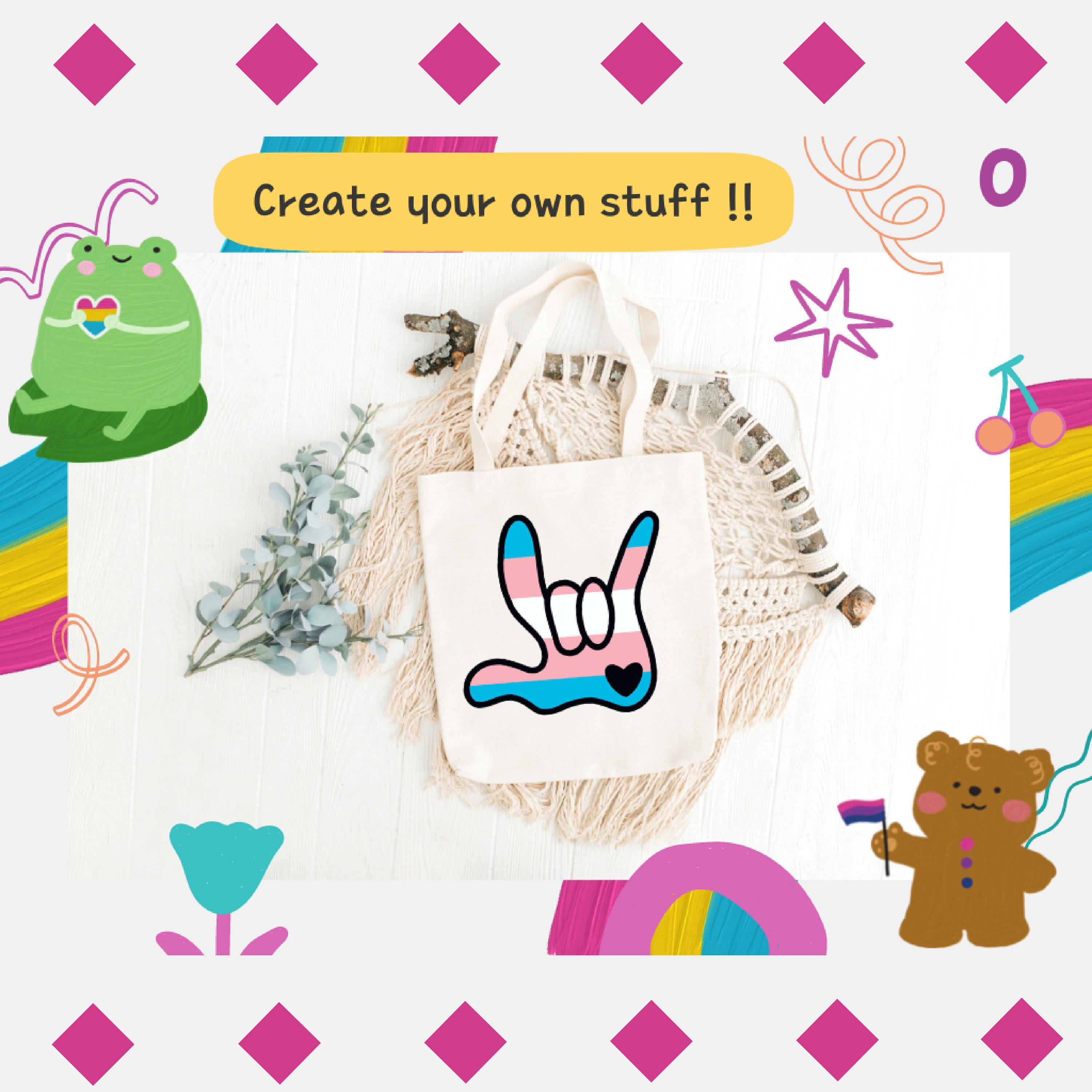 LGBTQ Pride SVG PNG , Digital Files Download, American Sign Language ...