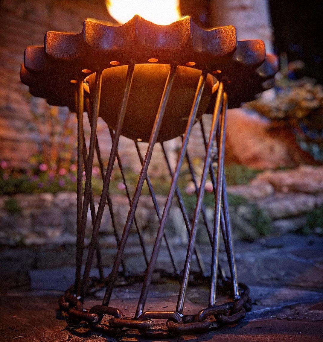 Fire Pit - Unique Custom Outdoor Fire Pit - Steel Fire Pit - Heavy Duty ...