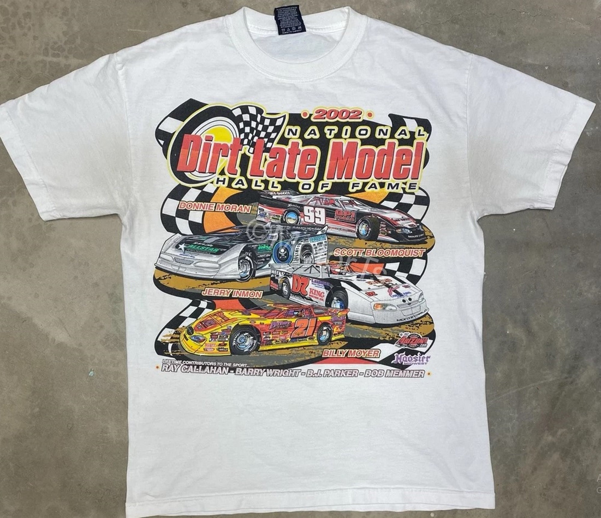 Vintage 2002 National Dirt Late Model Hall of Fame T-shirt, Late Model ...