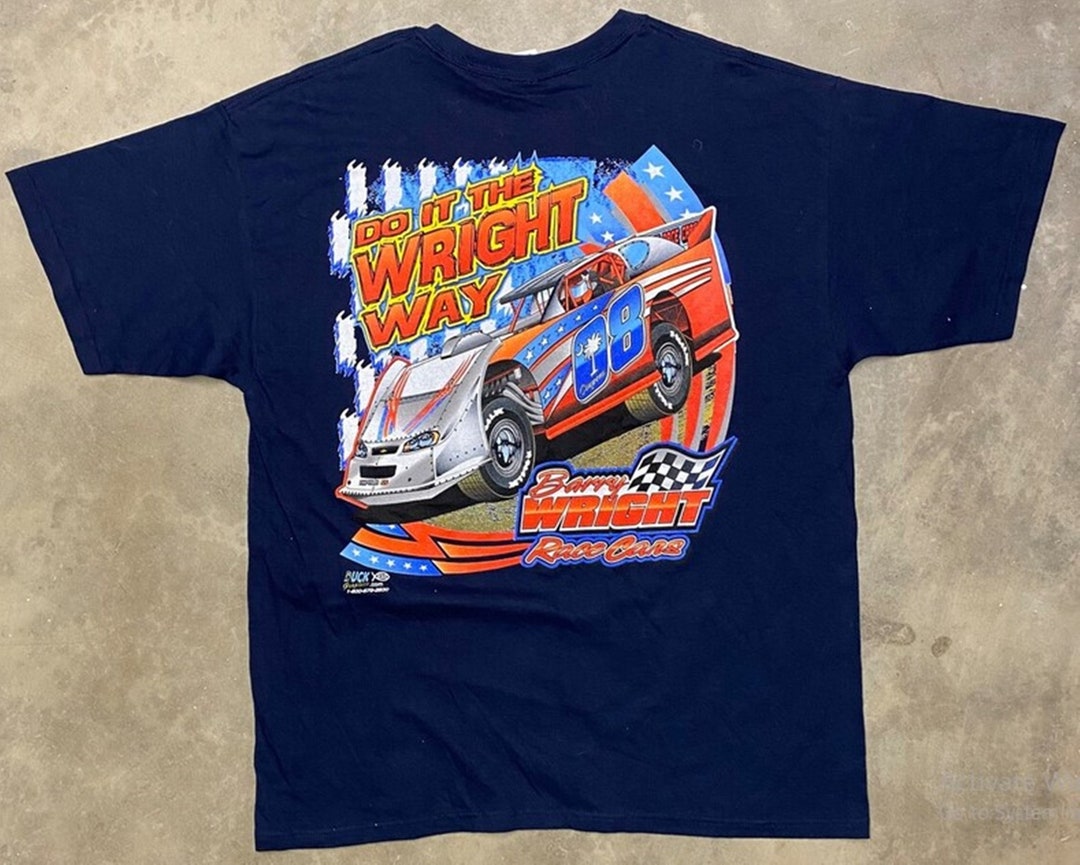 Vintage 2008 Barry Wright Race Cars T-shirt, Race Cars Shirt, Race Cars ...