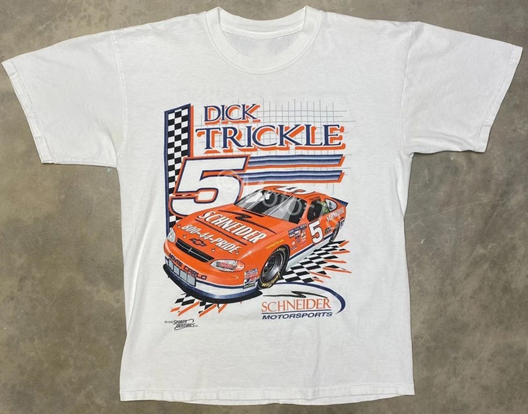 Vintage 1999 Nascar Dick Trickle Schneider T Shirt, Dick Trickle Shirt ...
