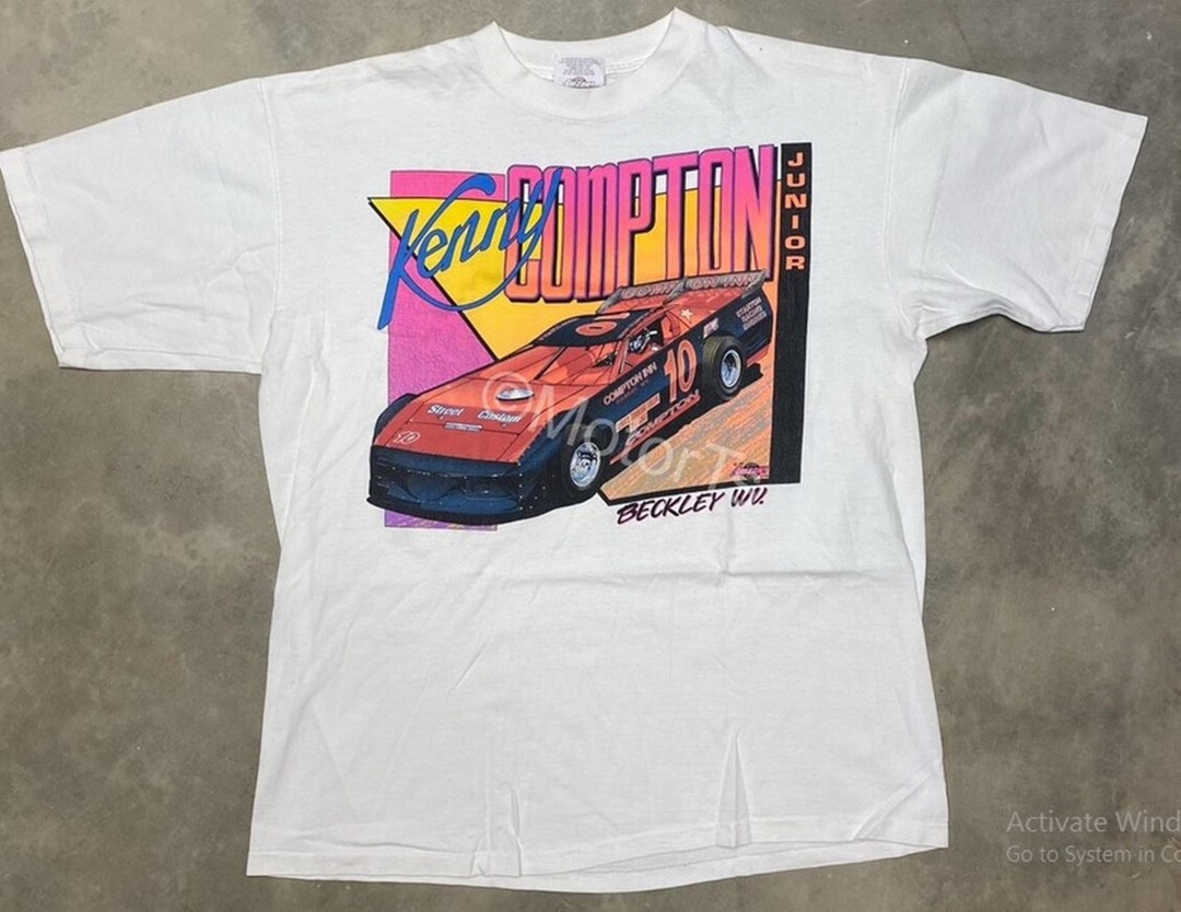 Vintage 1995 Kenny Compton Jr. Dirt Late Model T-shirt, Late Model ...
