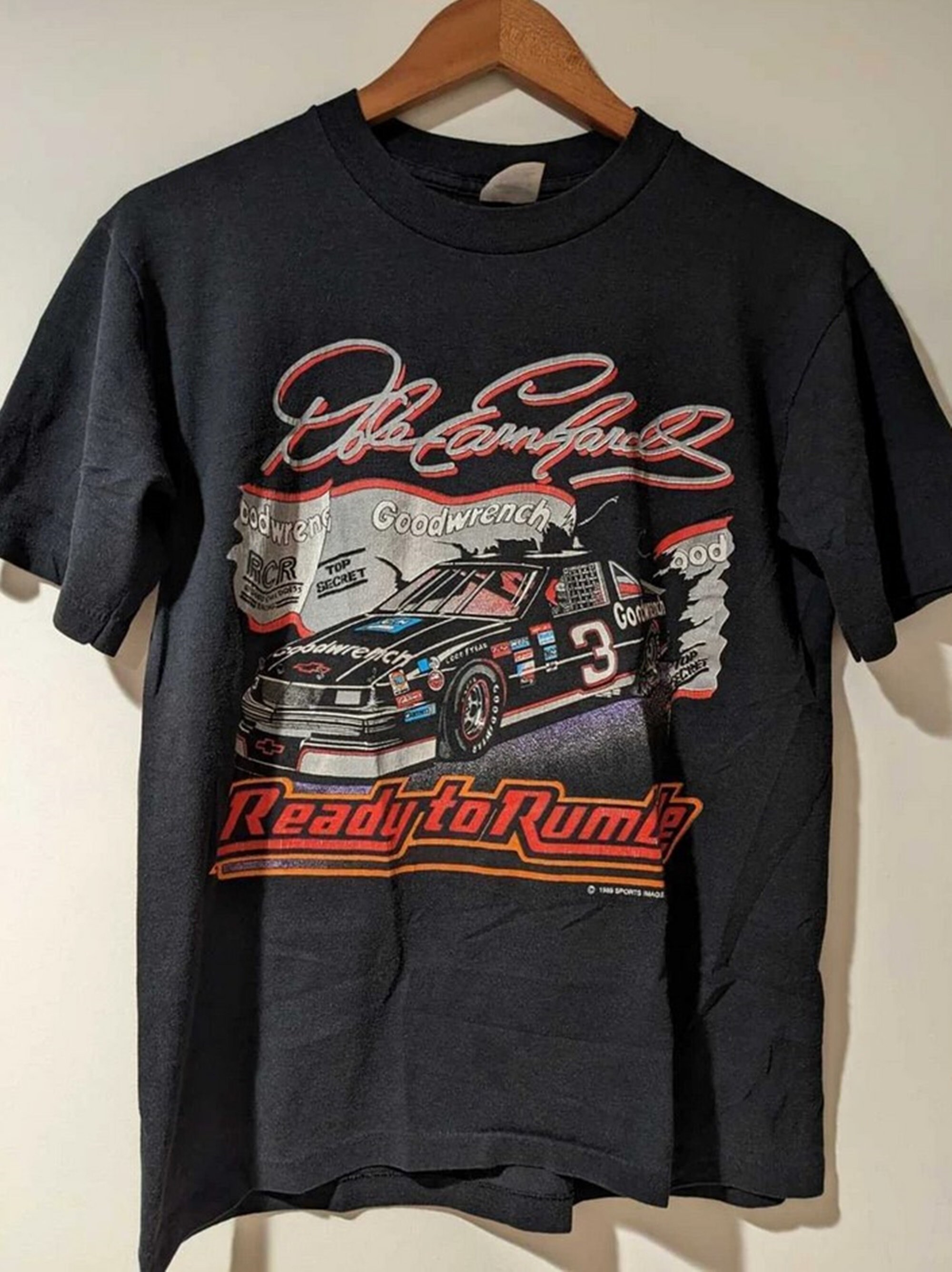 Vintage 1989 Nascar Dale Earnhardt Sr T-shirt, Dale Earnhardt Shirt ...