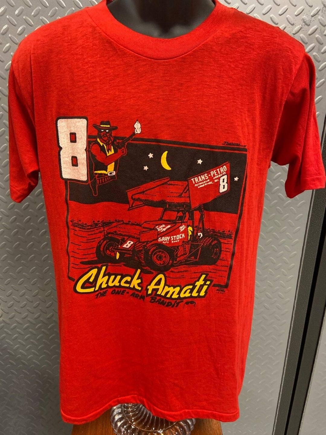 Vintage 90s Sprint Car Chuck Amati T-shirt, Sprint Car Shirt, Sprint ...