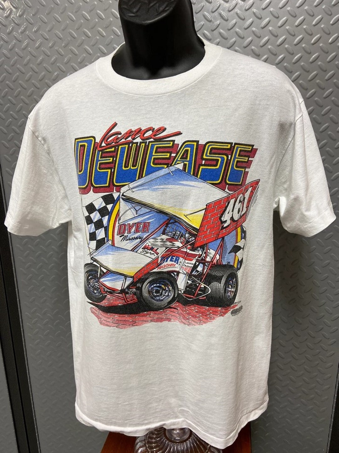Vintage Sprint Car Lance Dewease/dyer Masonry T-shirt, Sprint Car Shirt ...