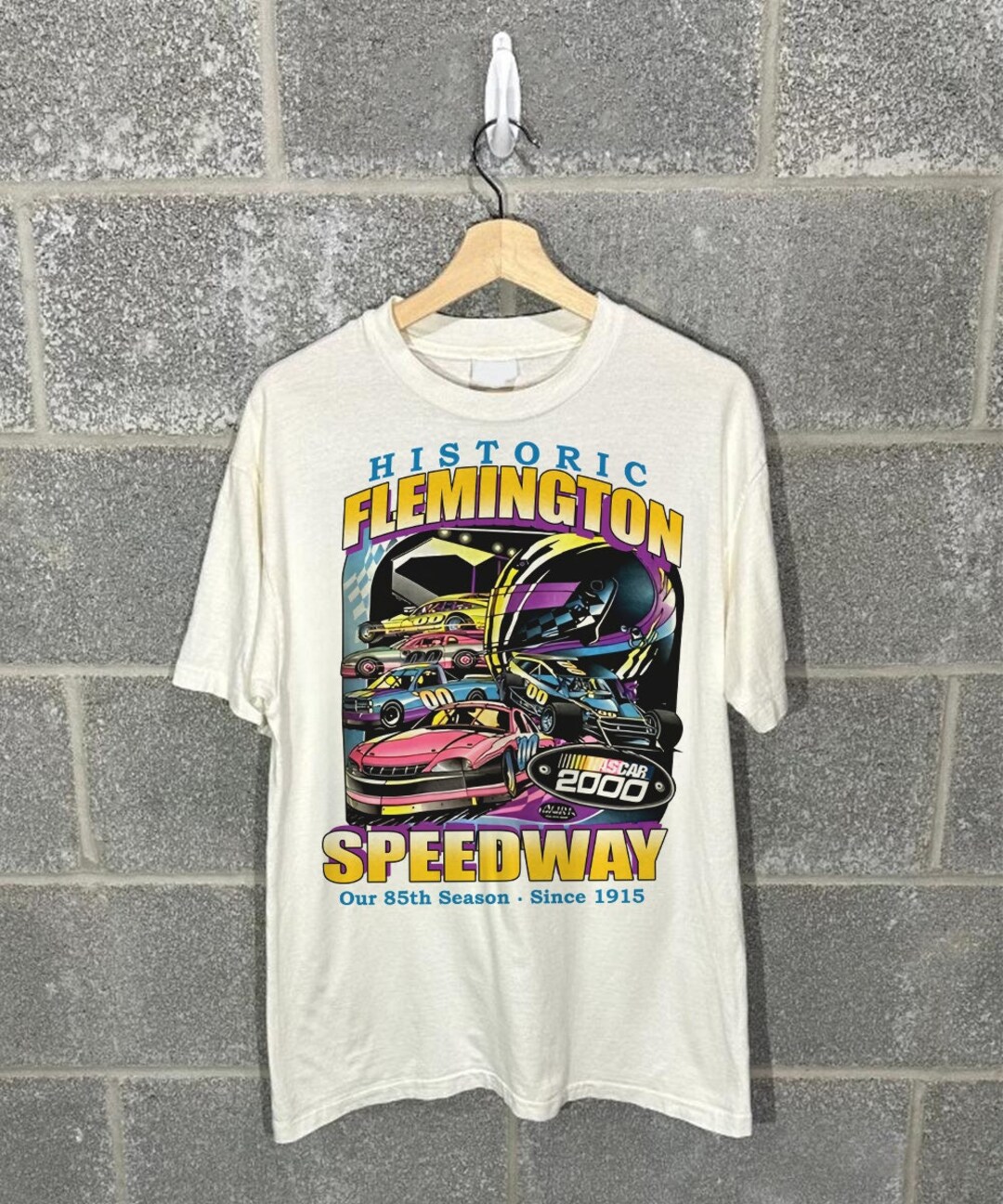 Vintage Nascar 2000 Flemington Speedway T-shirt, 90s Nascar Shirt ...