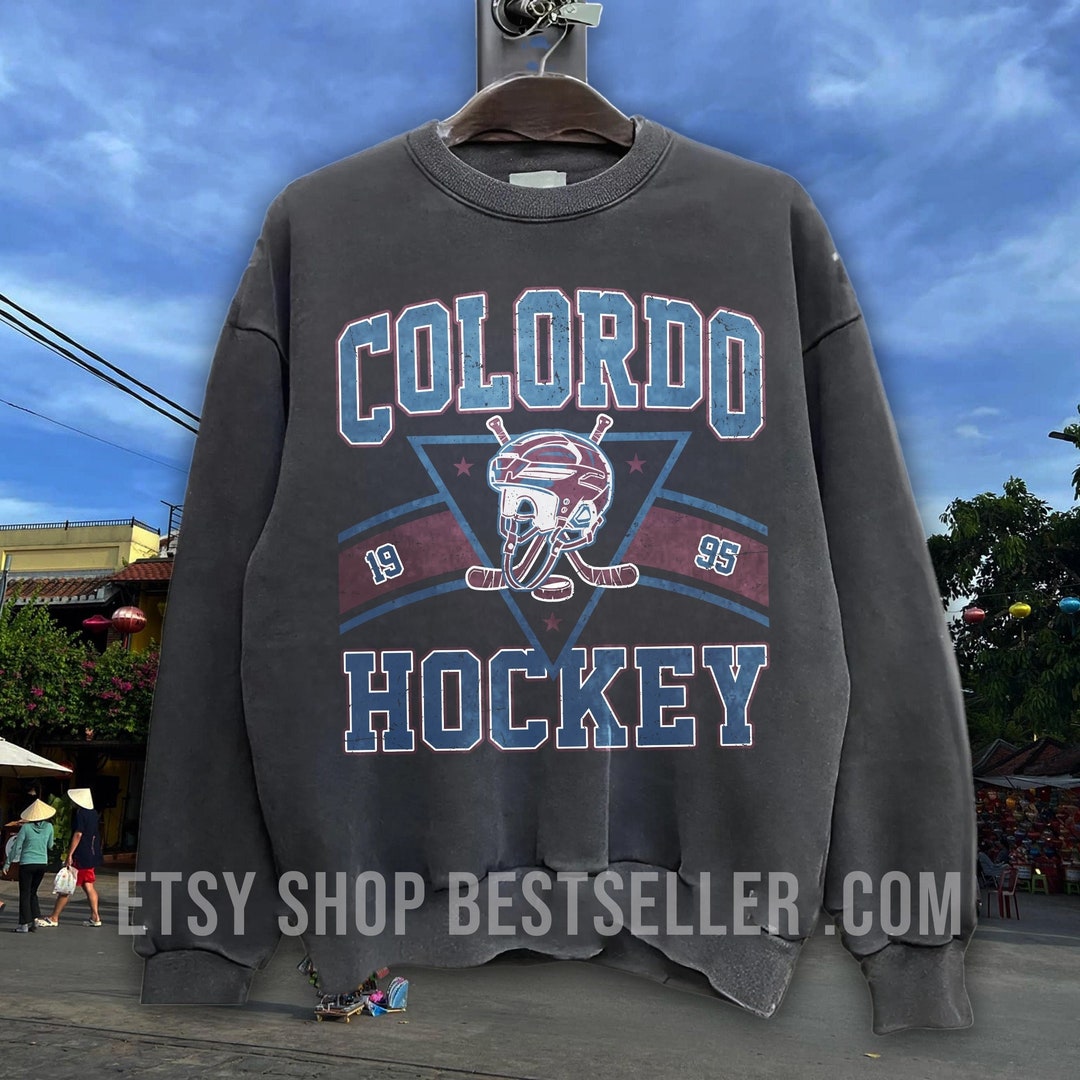 Colorado Avalanch Vintage Style Comfort Colors Sweatshirt, Avalanche ...