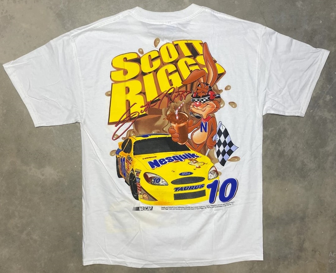 Vintage 2002 Scott Riggs Nascar T-shirt, Scott Riggs T-shirt, Scott ...