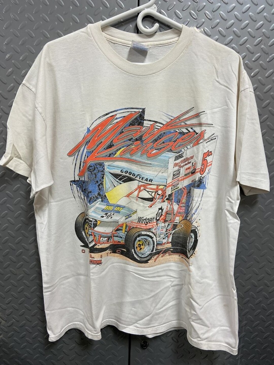Vintage 1997 Mark Kinser T-shirt, Mark Kinser Shirt, Sprint Car Shirt ...