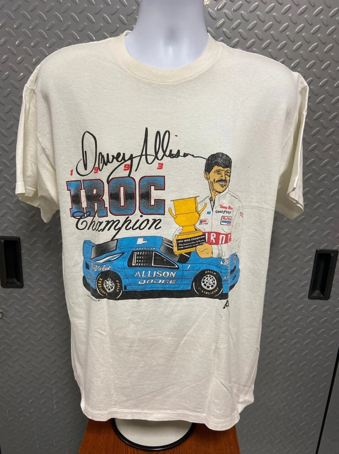 Vintage 1993 NASCAR Davey Allison T-shirt Davey Allison - Etsy