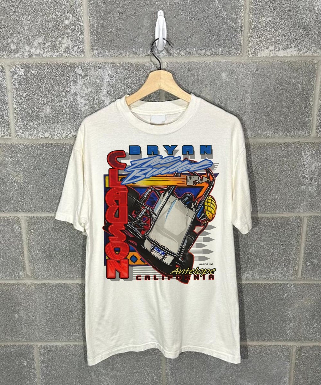 Vinrtage 90s Midget Bryan Clauson T-shirt, Sprint Car T-shirt, Sprint ...