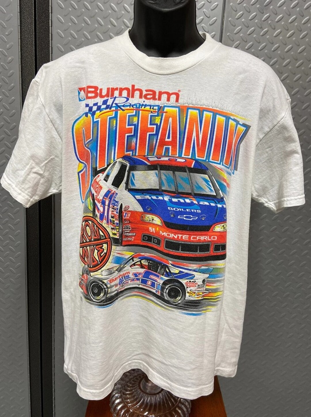 Vintage 90s Nascar Mike Stefanik Mod T-shirt, Mike Stefanik Shirt, Mike ...