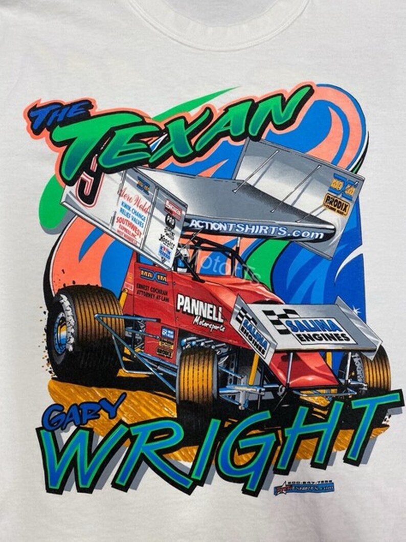 Vintage 2000 Gary Wright Sprint Car T-shirt Sprint Car - Etsy