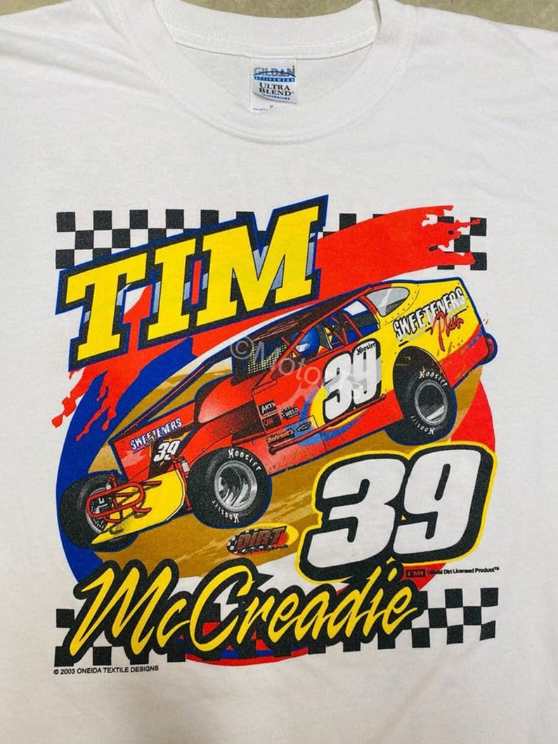 Vintage 2003 Tim Mccreadie Big Block Dirt Modified T-shirt, Late Model ...