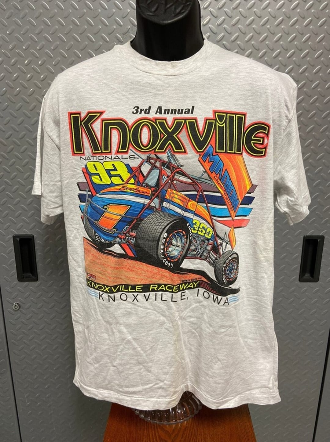 Vintage 90s Sprint Car 360 Knoxville Nationals T-shirt, Sprint Car ...