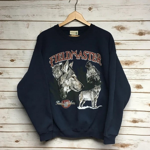 Wolf Sweatshirt - Etsy