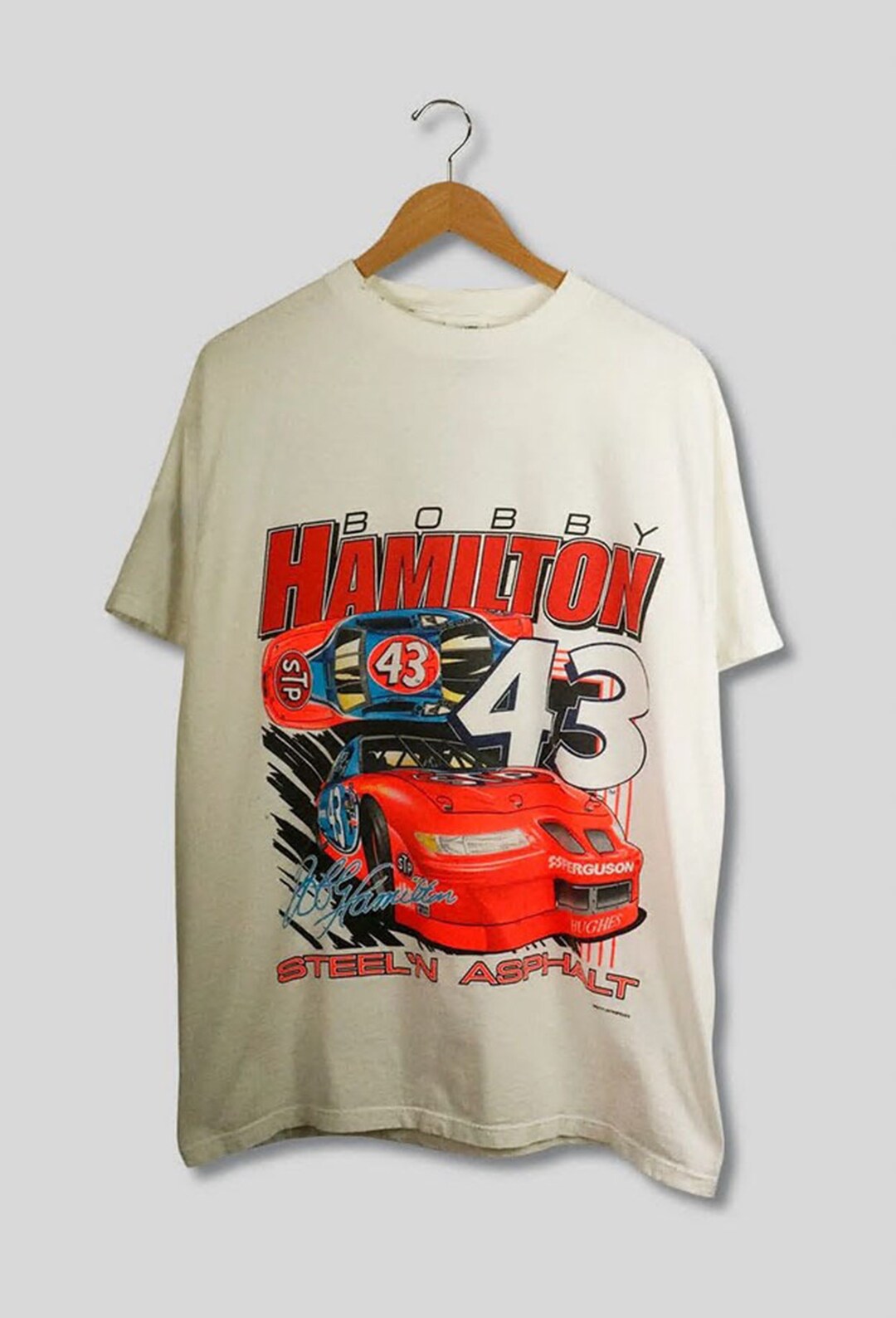 Vintage Nascar Bobby Hamilton Racing T-shirt, Bobby Hamilton Shirt ...