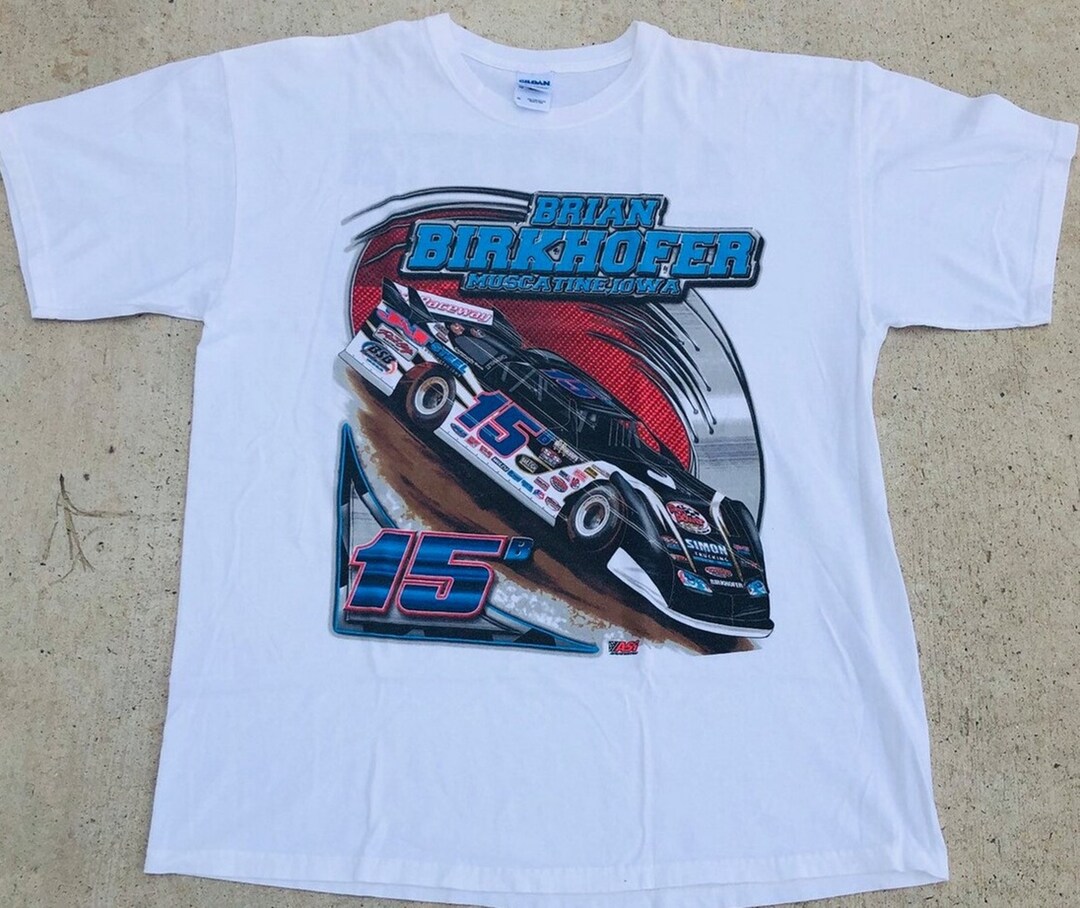 Vintage 90s Brian Birkhofer “birky” Super Dirt Late Model T-shirt ...
