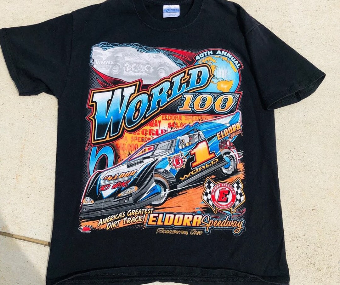 Vintage 2010 40th Annual World 100 Late Model Event T-shirt, Late Model ...