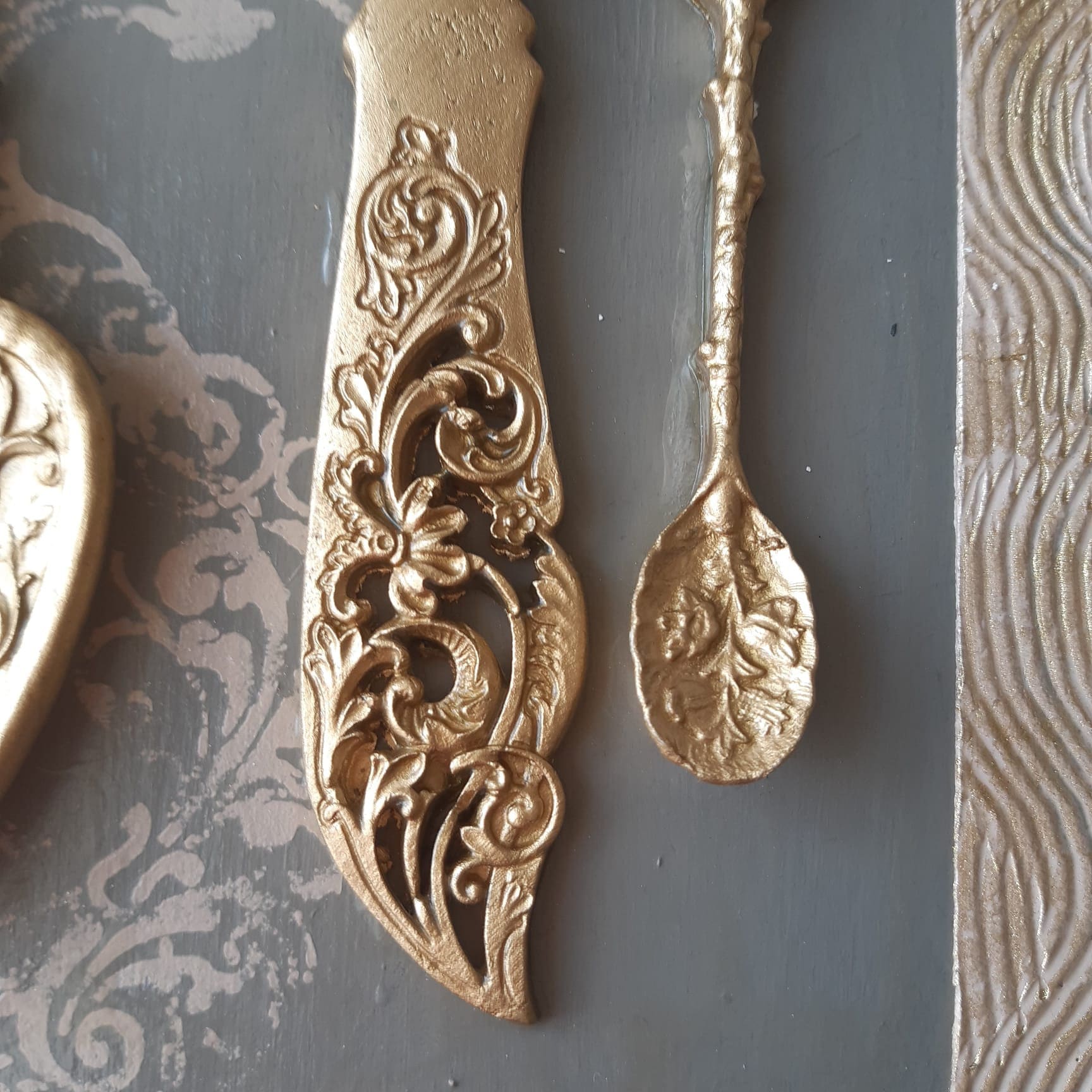 Cutlery Wall Decor Sculpture of Vintage Forks Spoons Knife Teaspoons ...