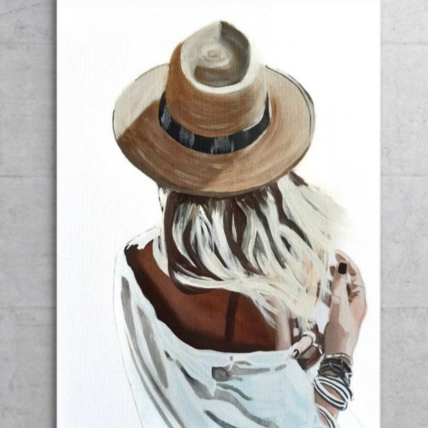 Woman Back Painting - Etsy