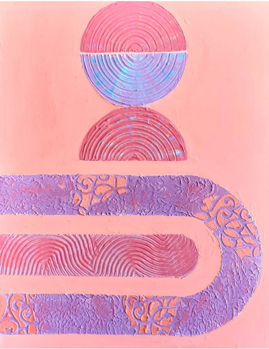 Bright Texture Art Acrylic Plaster Painting Canvas Technique 3D Wall ...