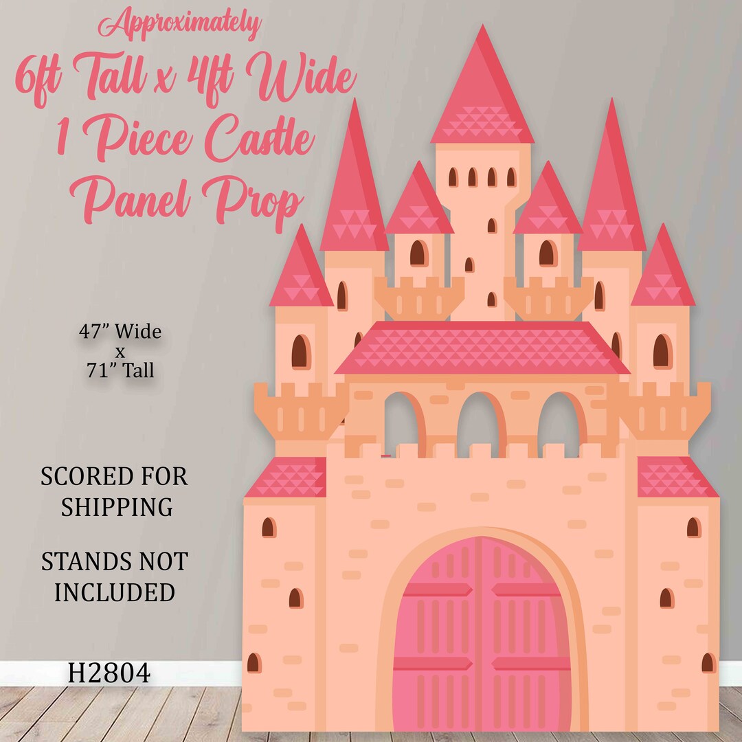 1 Piece Blue Royal Castle Party Prop Coroplast Contour - Etsy