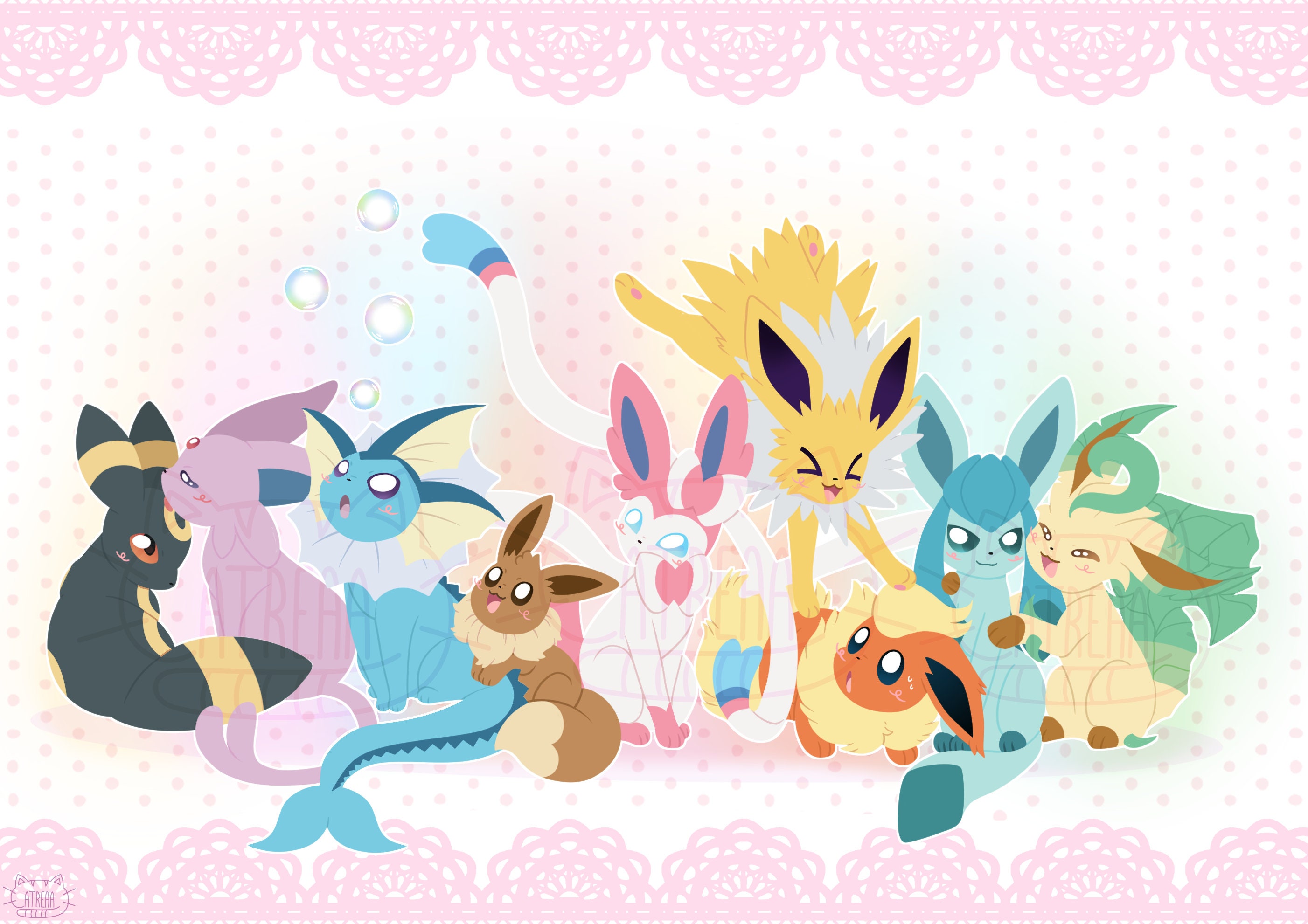Eeveelutions Wallpaper