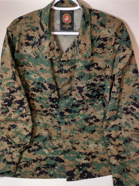 Authentic Marine Woodland Camo Jacket - Etsy