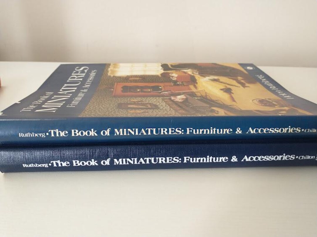 Rare Vintage Antique 1977 the Book of Miniature Furniture & Accessories ...