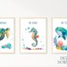 Boy Nursery Prints Set Under the Sea Nursery Prints Nautical Ocean ...