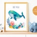 Boy Nursery Prints Set Under the Sea Nursery Prints Nautical Ocean ...