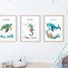 Boy Nursery Prints Set Under the Sea Nursery Prints Nautical Ocean ...