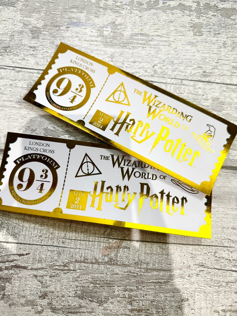 Personalised Foil Concert Tickets | Custom Event Tickets | Personalised ...