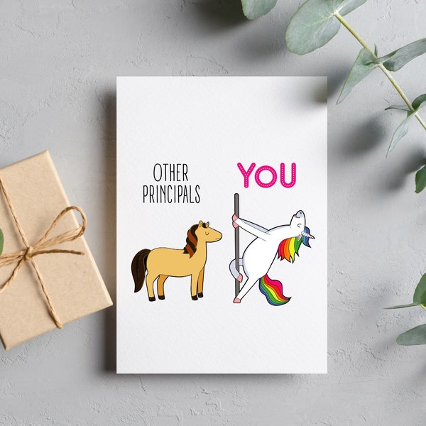 Principals Day Card - Etsy