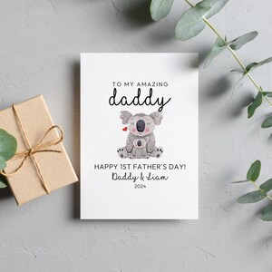 Personalized First Fathers Day Gift From Baby, Daddy 1st Father's Day ...