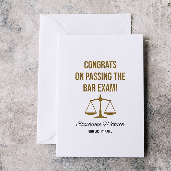 Congrats On Passing The Bar