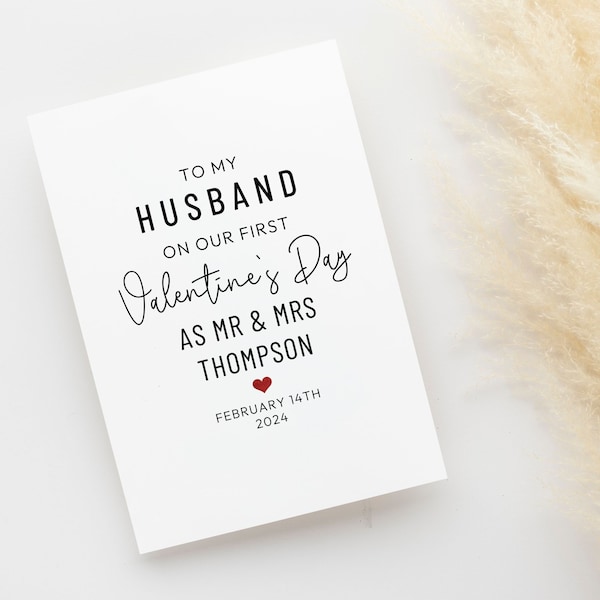 First Valentines Day Married - Etsy