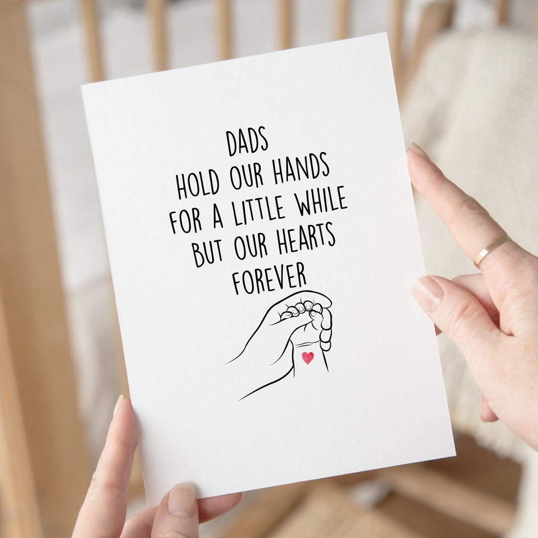 Daddy Father's Day Card, Daddy Card From Baby, Cute Daddy Gift, Dad ...