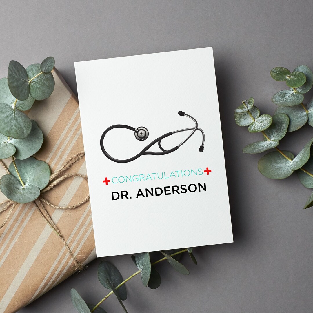 Personalized Doctor Graduation Card, Medical School Graduation Card ...