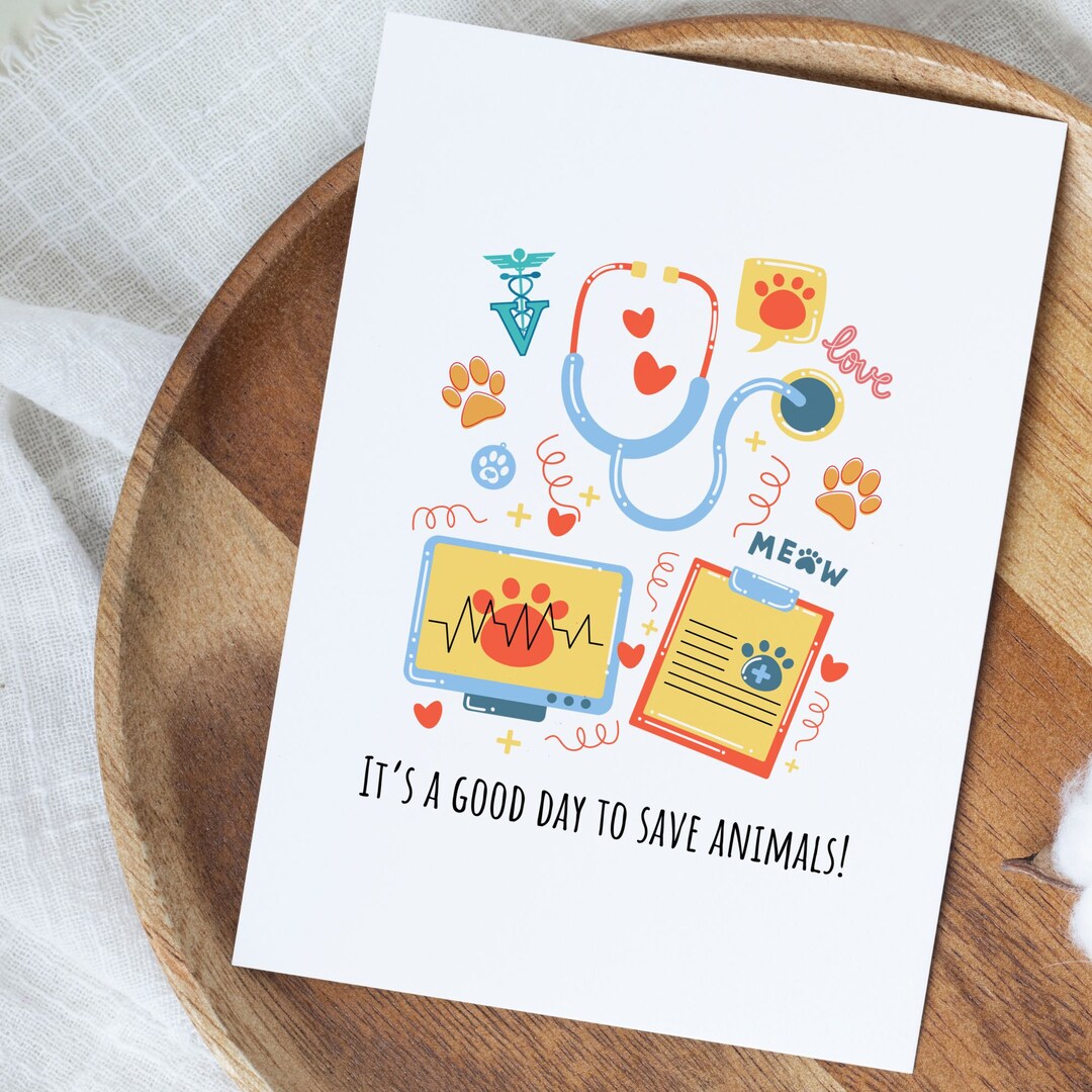 Vet Tech Week Cards Bulk, Vet Tech Card Pack, Vet Tech Week Thank You ...