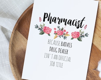Happy Birthday to the Best Drug Dealer I Know Funny Birthday Card for a ...