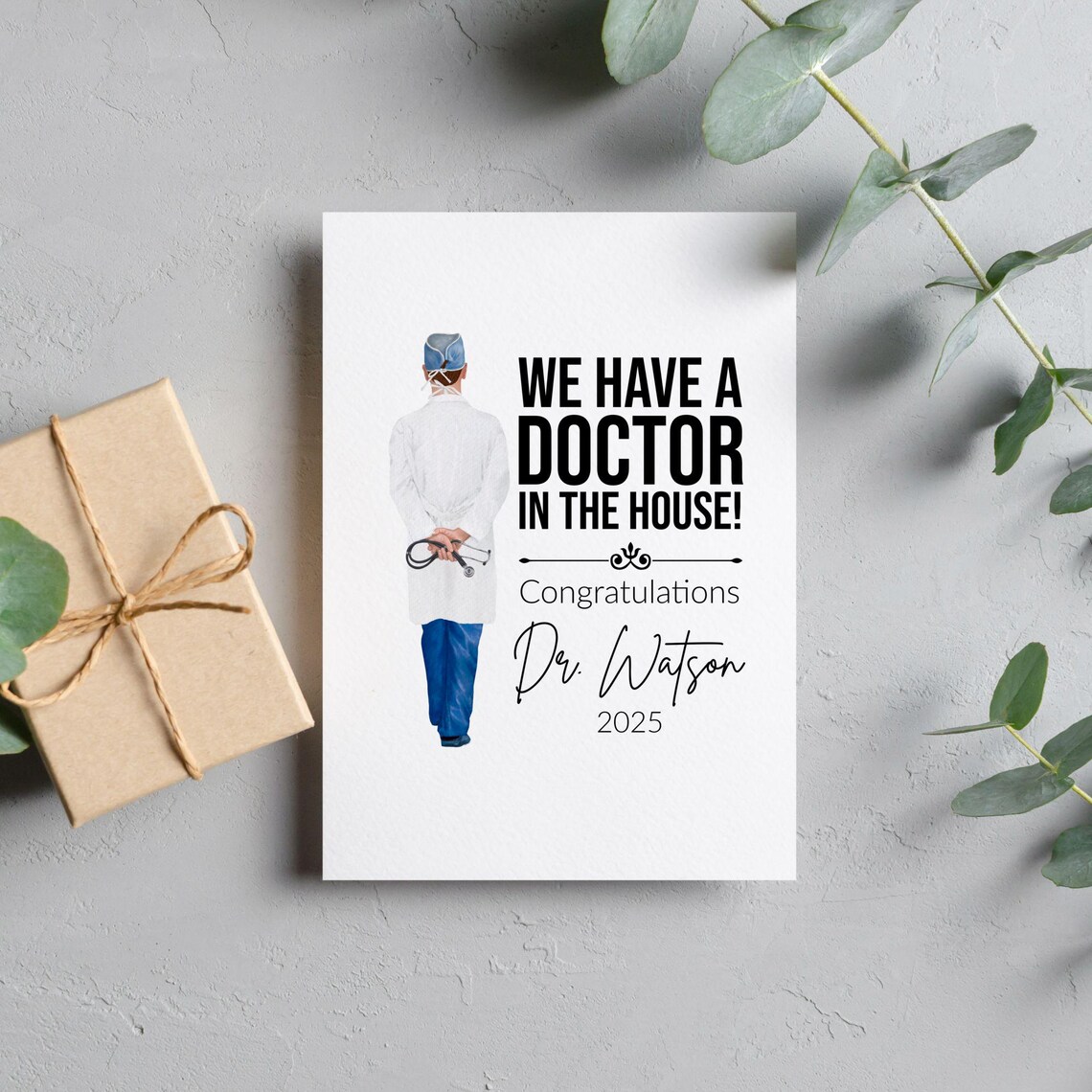 Personalized Male Doctor Graduation Gift for Him, Medical School ...