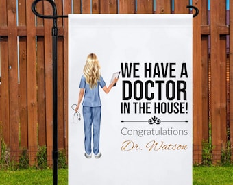Med Medical School Graduation Lawn Sign, Doctor Grad Yard Card - Etsy