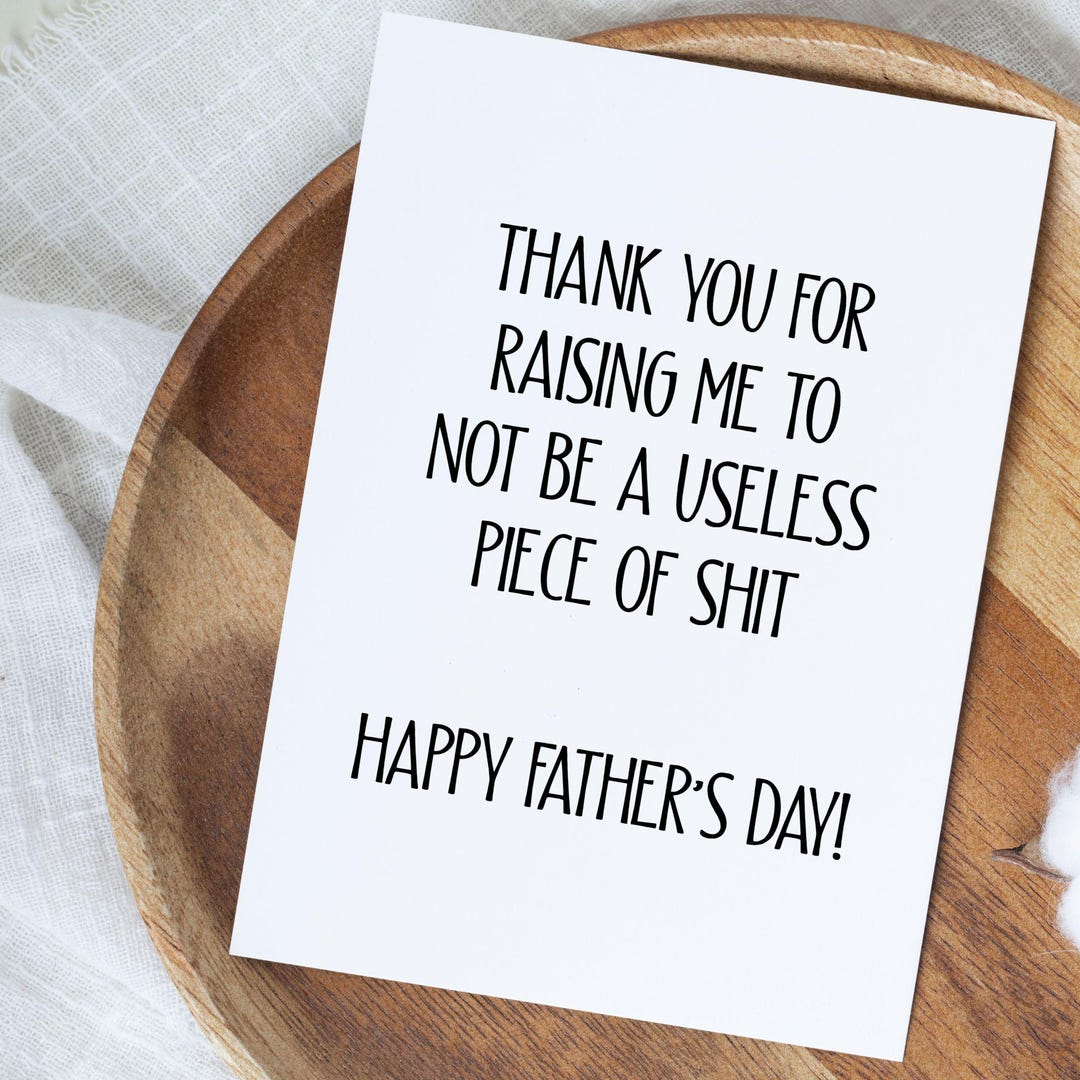 Stepdad Father's Day Card Appreciation, Thank You for Raising Me Right ...