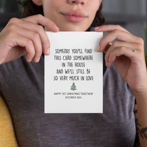 Happy First Christmas Together Card for Him, 1st Christmas Gift for ...